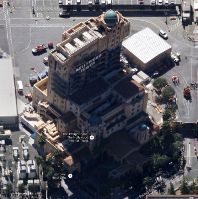 Tower of Terror Aerial Photos