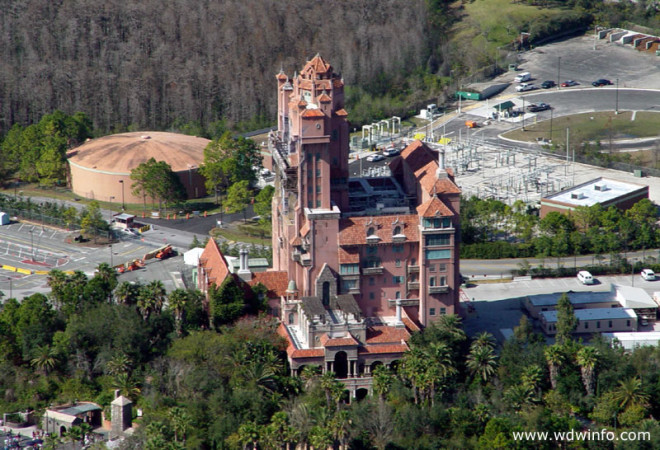 Tower of Terror Aerial Photos